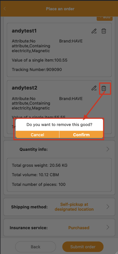 Bug 2857 【h5端下单 下单】二次确认弹窗样式需按原型设计进行调整 物流管理系统 禅道